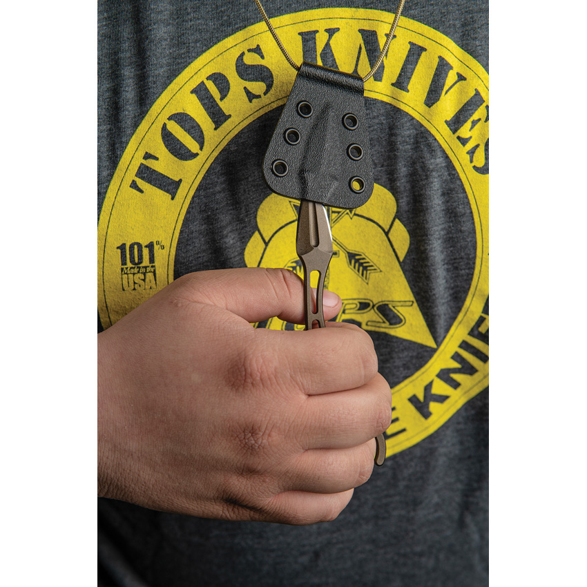 TOPS Papa Delta Fixed Blade (1.63") For Sale $96.20 SMK STORE