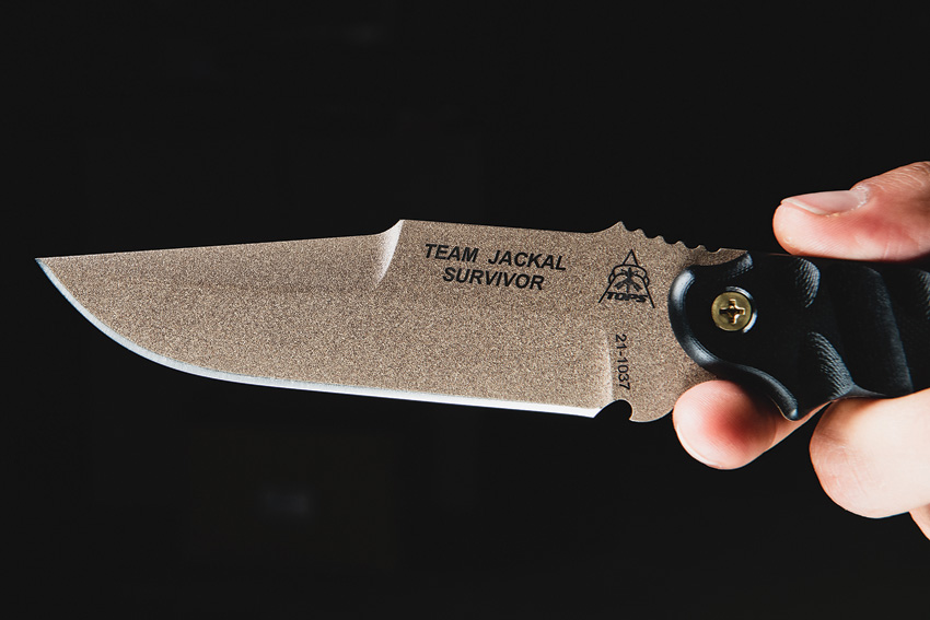 TOPS Knives Team Jackal G10 Black Knife TPTMJK5S For Sale